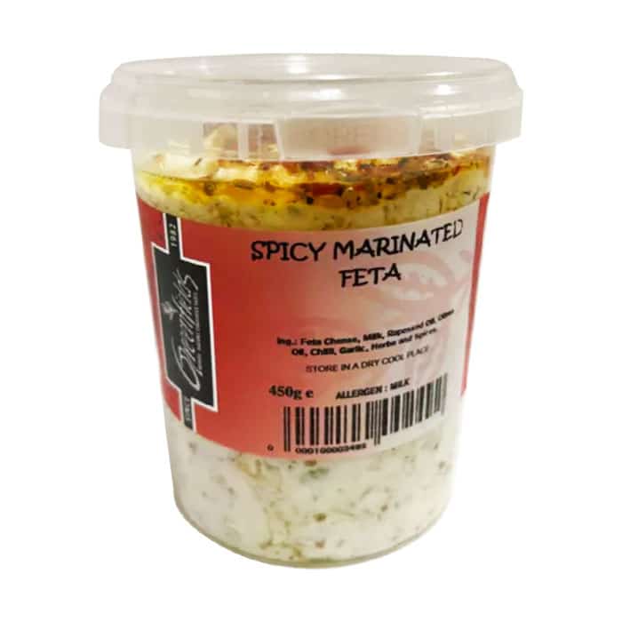 Spicy Marinated Feta 450g - Greenfields Store