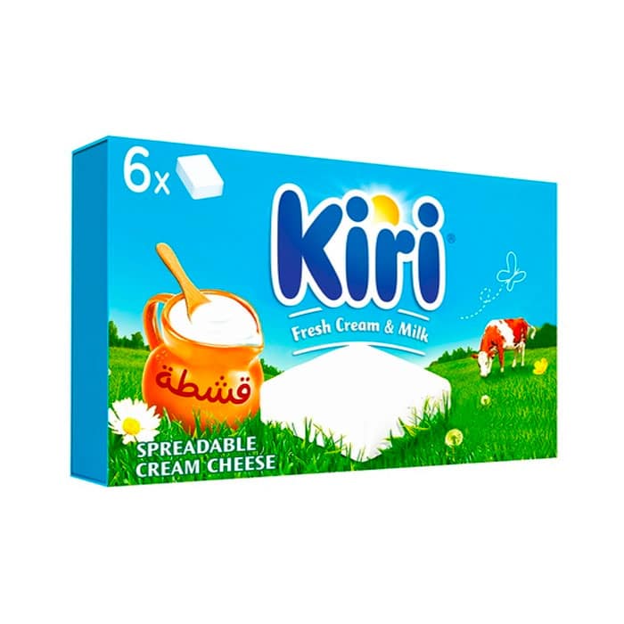 Spreadable Cream Cheese Square Portions x 6 108g - Greenfields Store