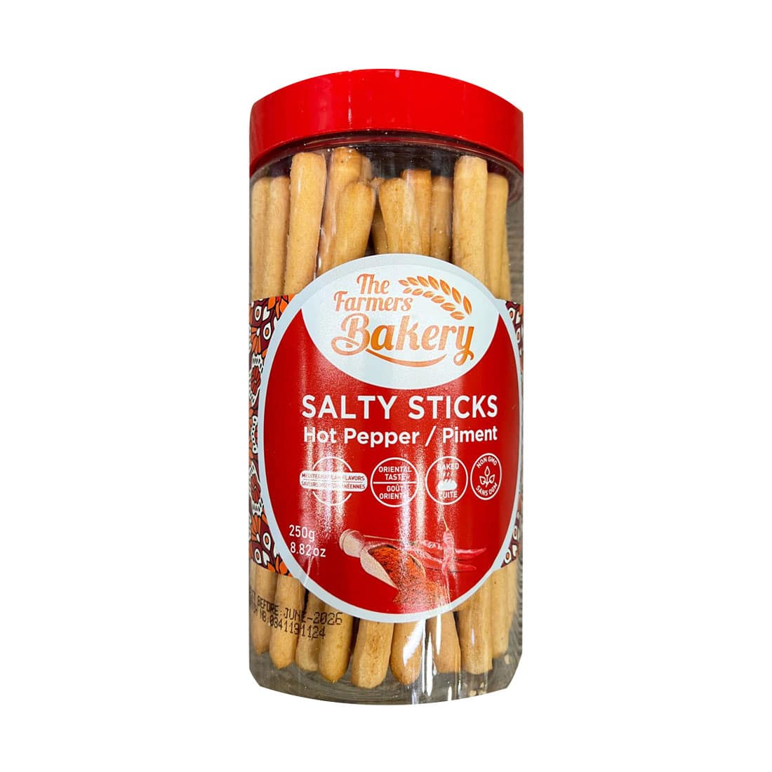 Bread sticks - salty sticks with hot pepper 250g - Greenfields Store