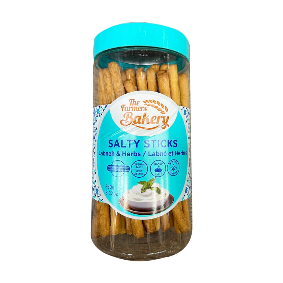 Bread sticks - salty sticks with labneh and herbs 250g - Greenfields Store
