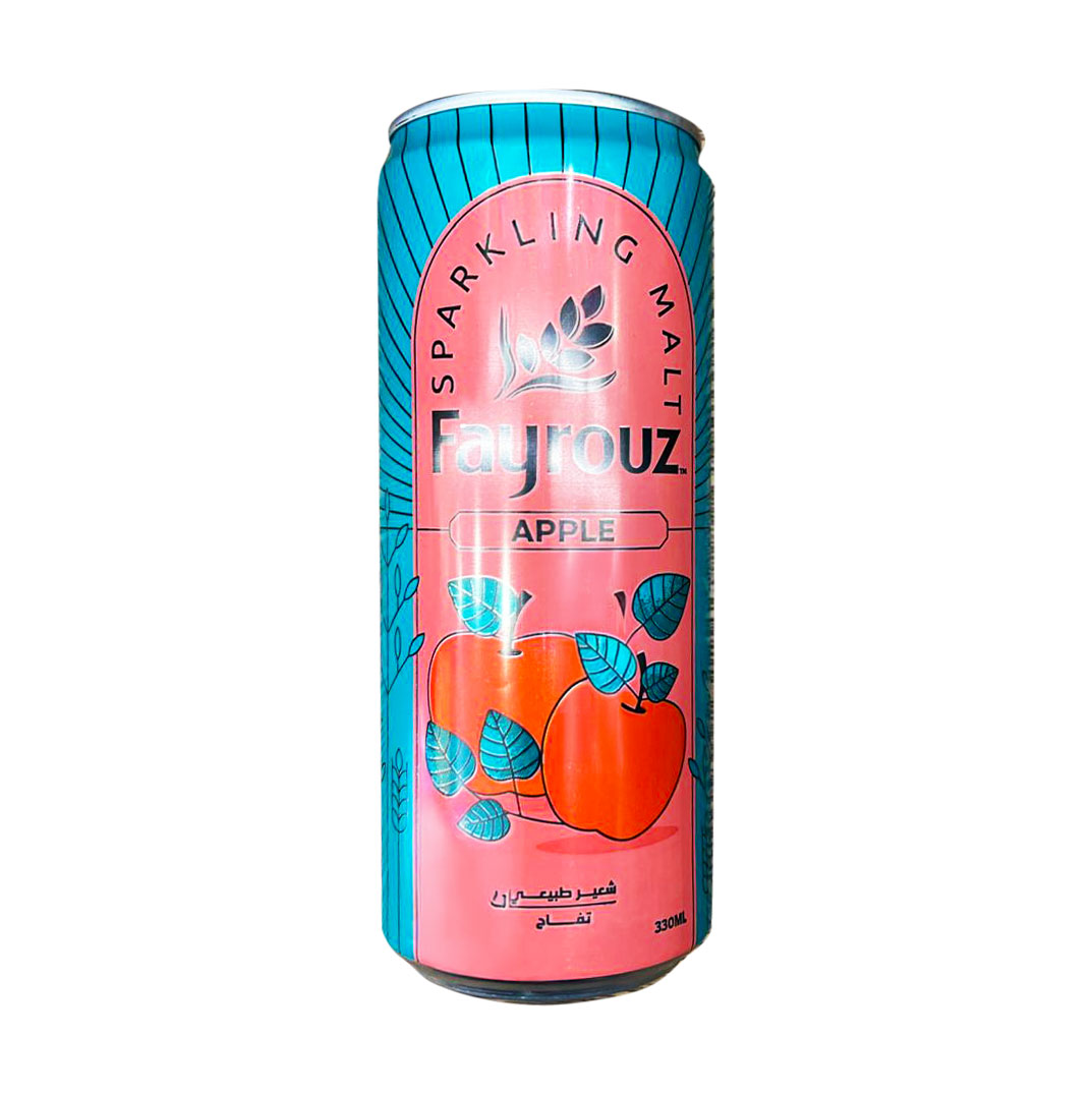 Non-alcoholic sparkling malt apple drink 330ml - Greenfields Store
